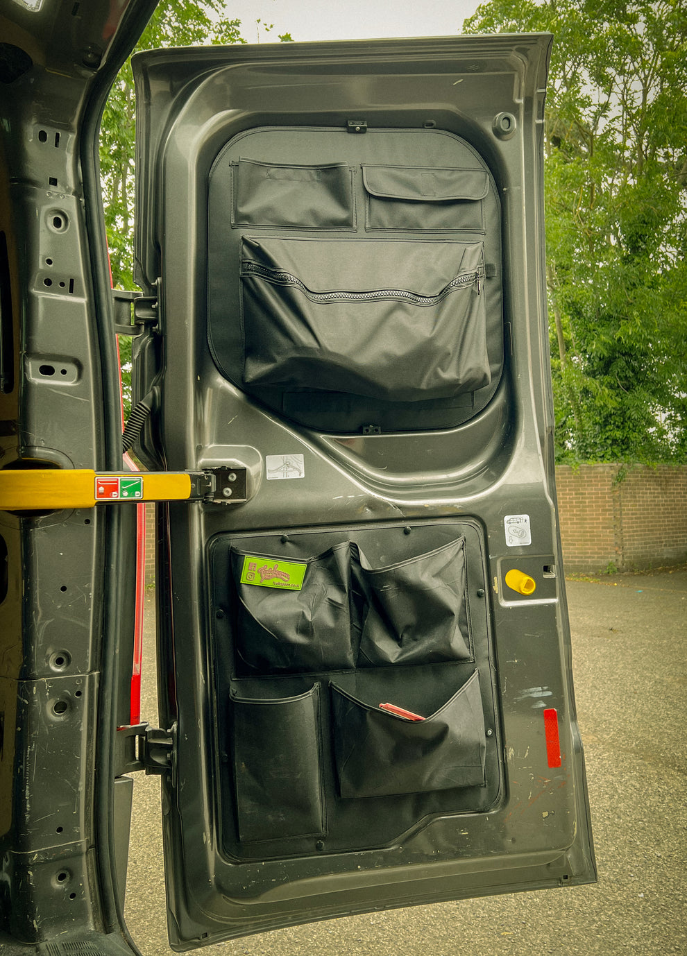 Transit Custom Barn Door Storage Pocket Organiser – Fuel Lagoon