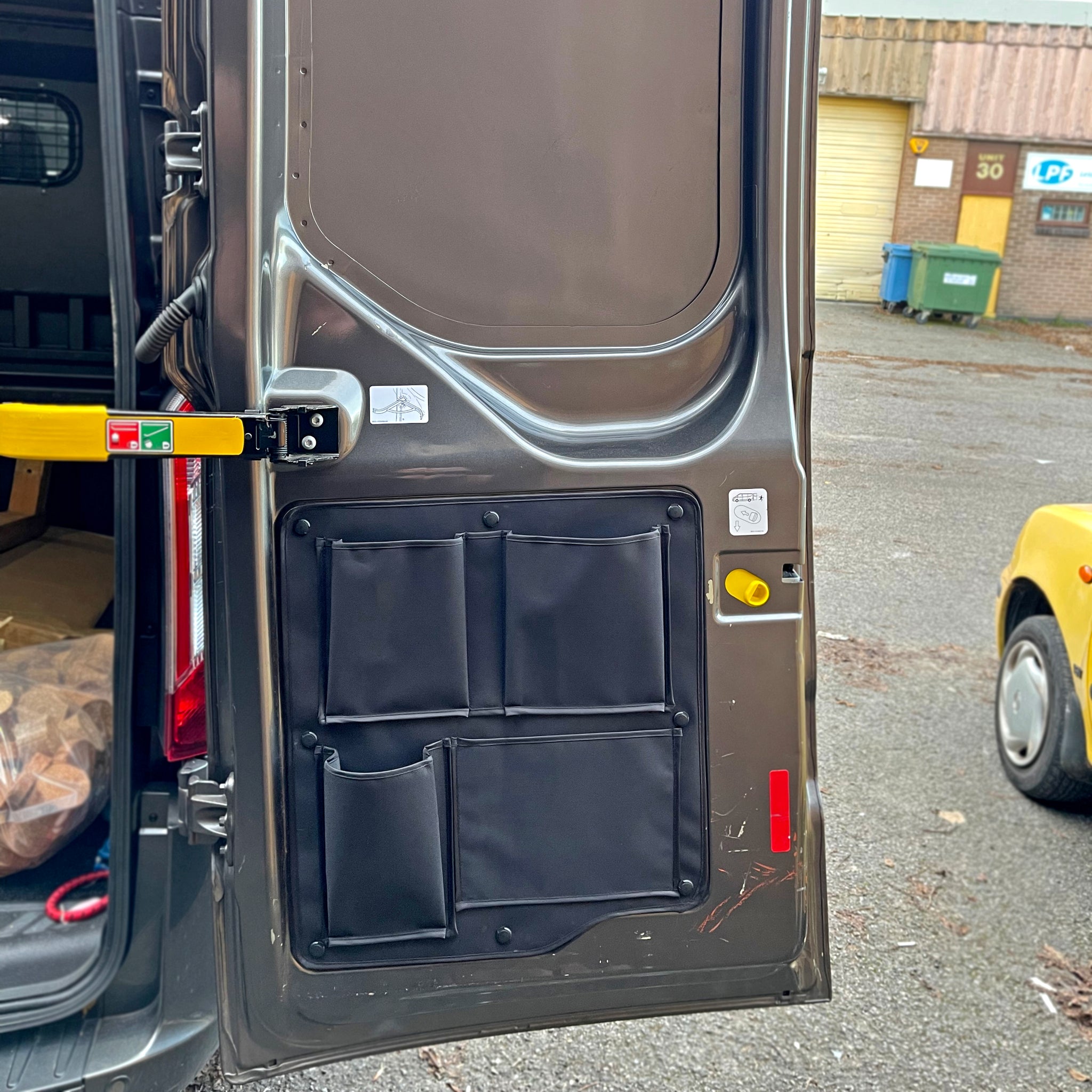 Transit Custom Barn Door Storage Organiser – Fuel Lagoon